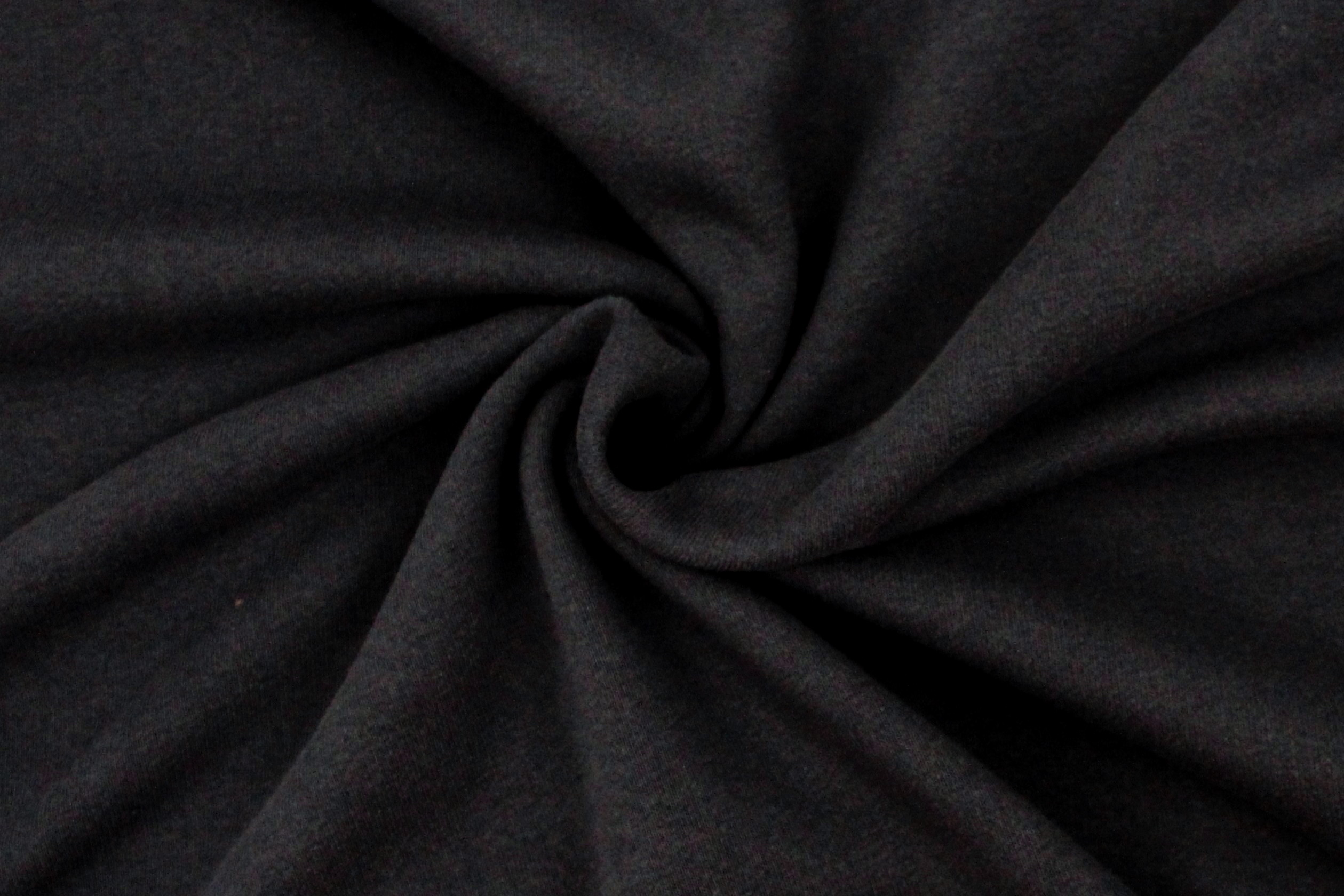 * REMNANT - Smokey Navy Brushed Sweatshirting - Backstreet Bargains