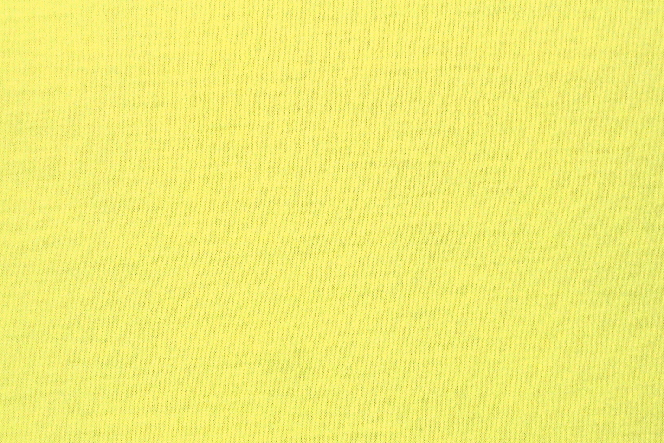 Fluoro Yellow Wool Single Knit - Backstreet Bargains