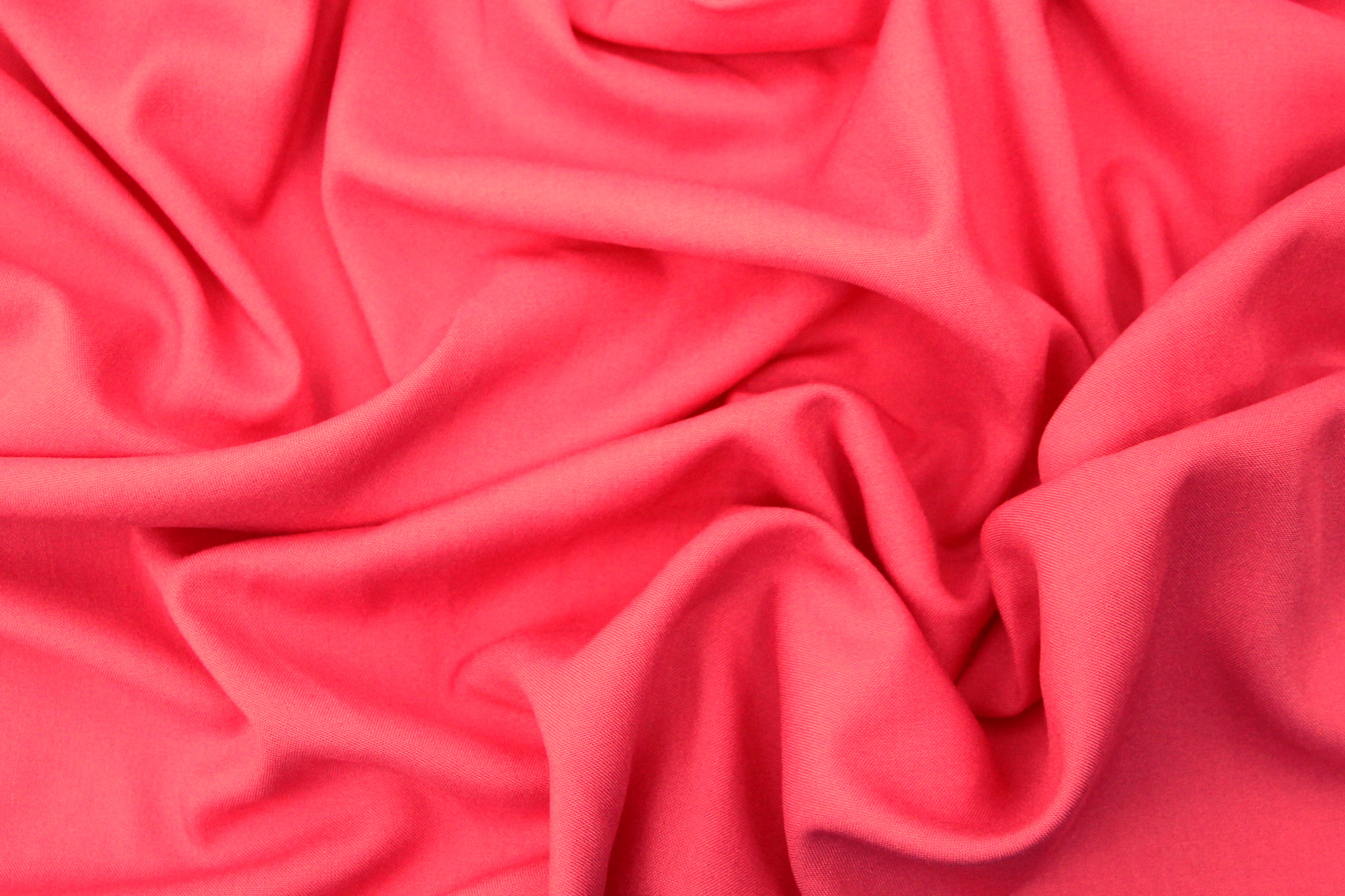 Candy Pink Plain Rayon - Extra Wide - Backstreet Bargains