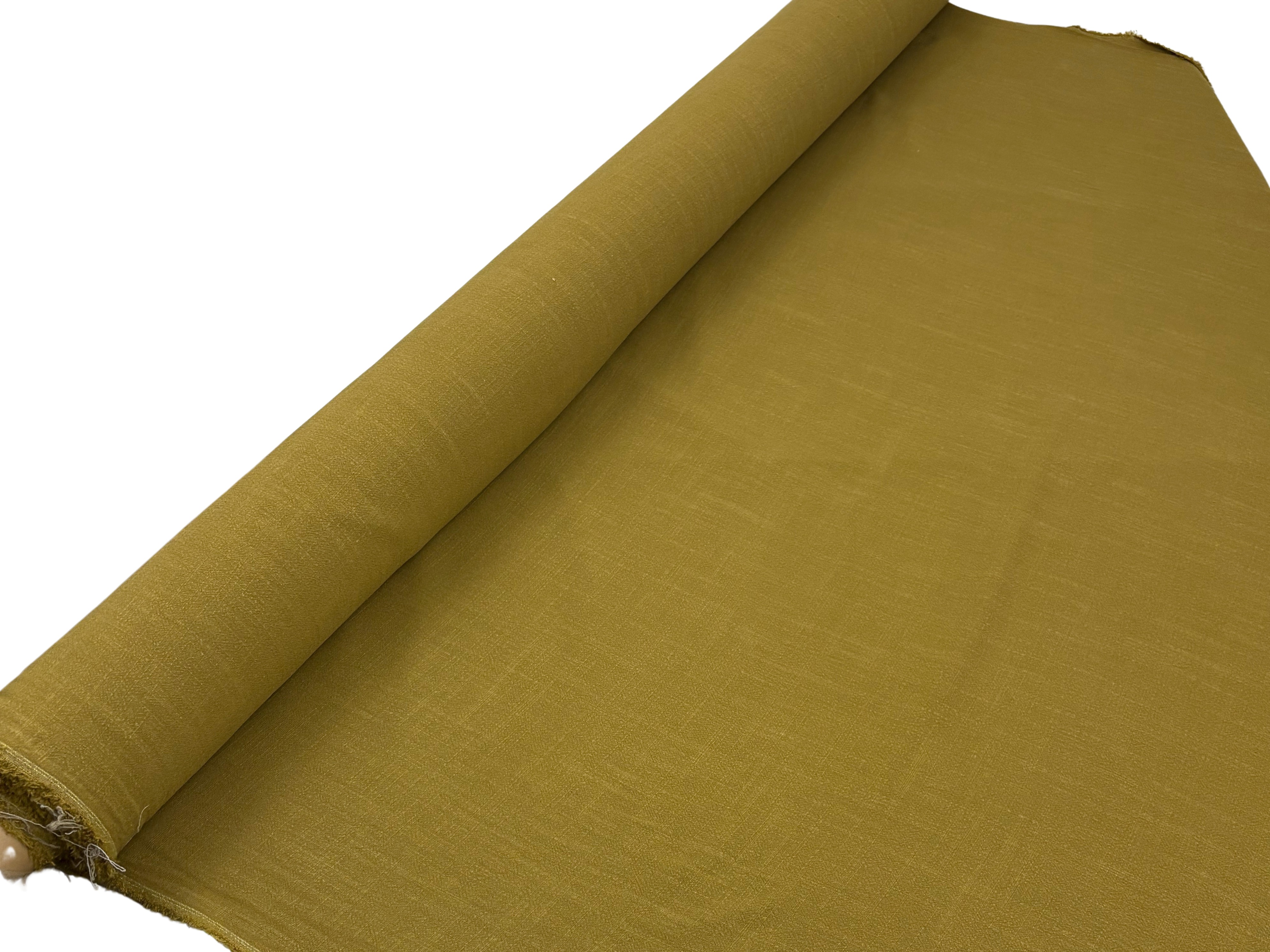Light Army Green Textured Linen/Rayon Blend - Backstreet Bargains