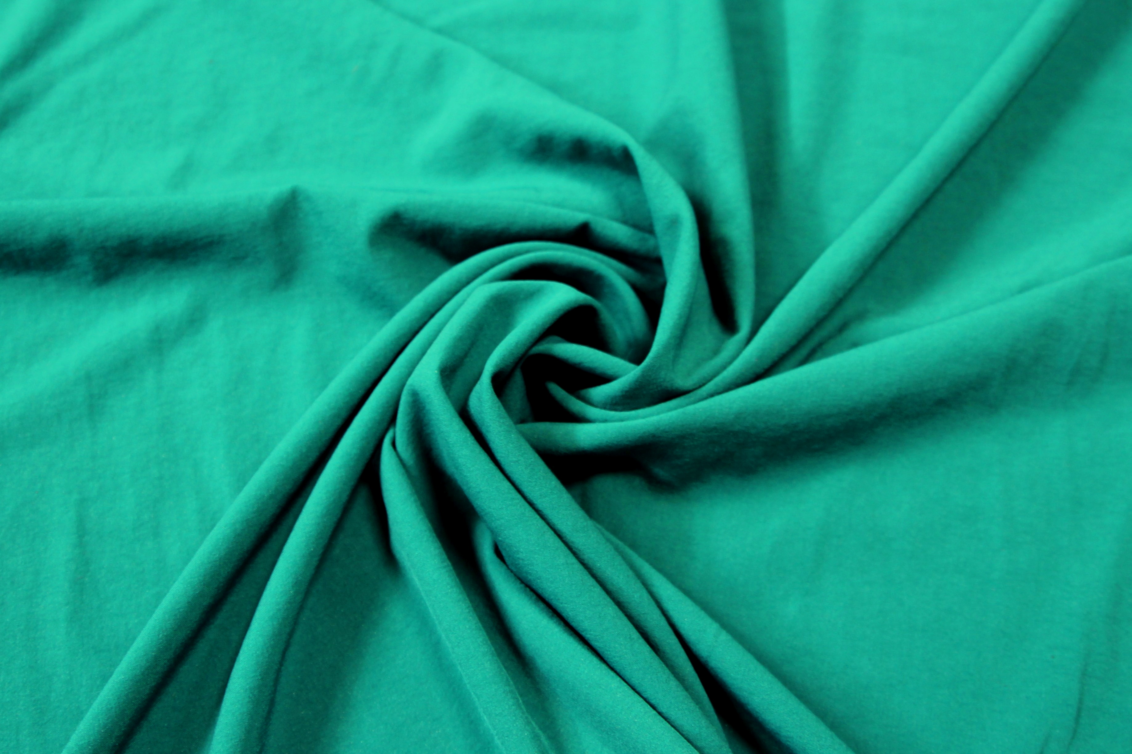 Teal Green Light-weight Stretch Woven - Backstreet Bargains