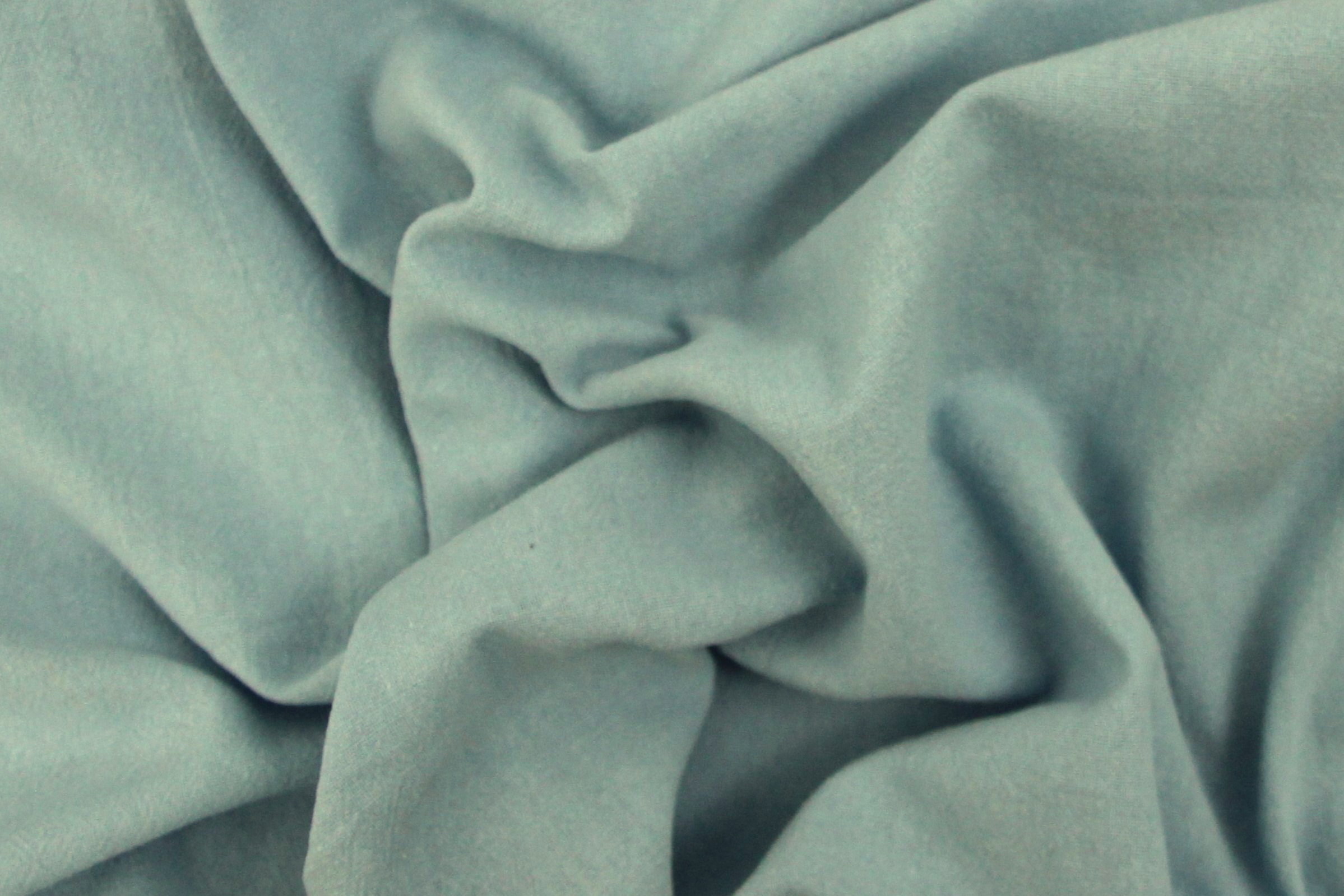 Powder Blue Cotton Crepe - Backstreet Bargains