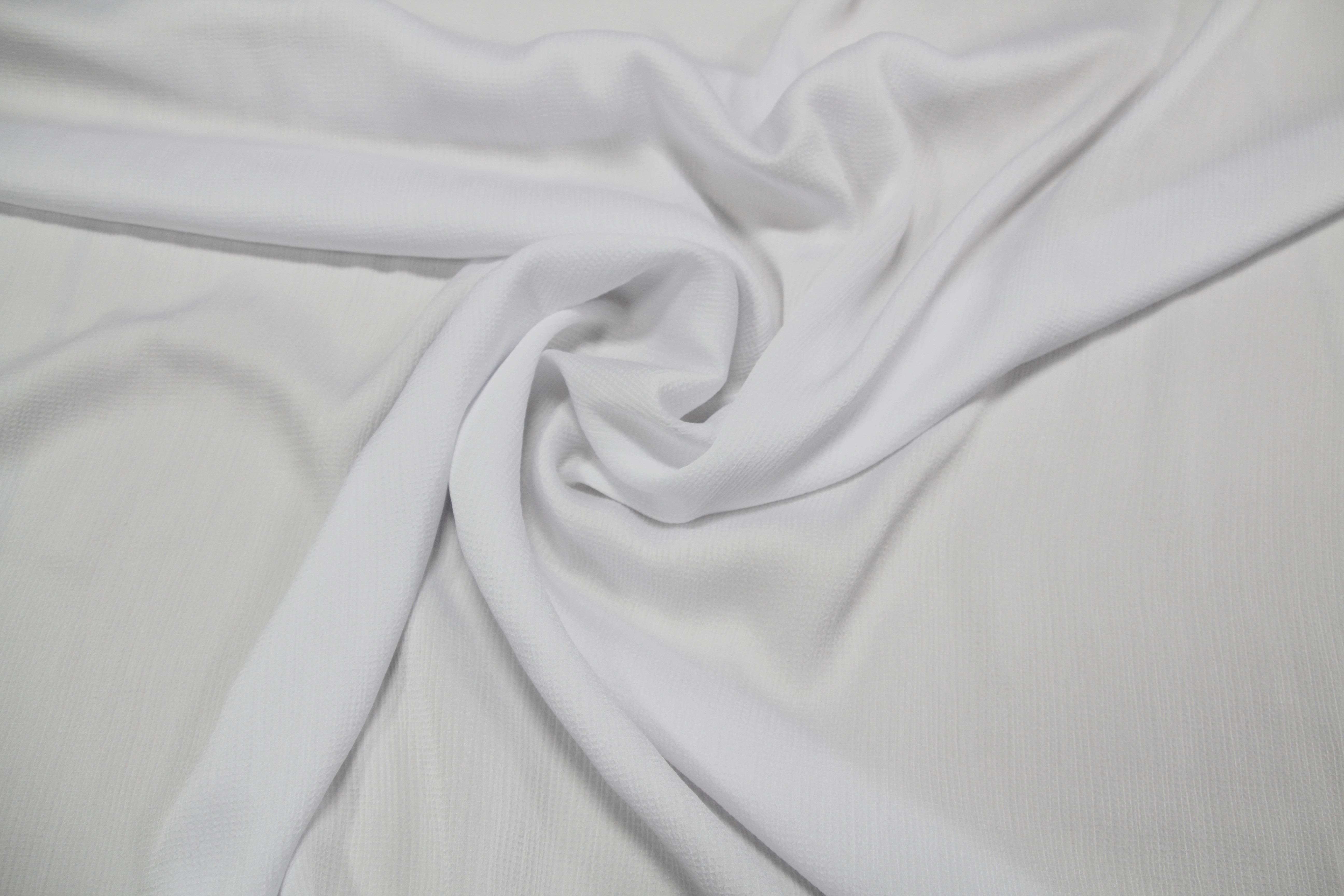 White Pleated Georgette - Backstreet Bargains