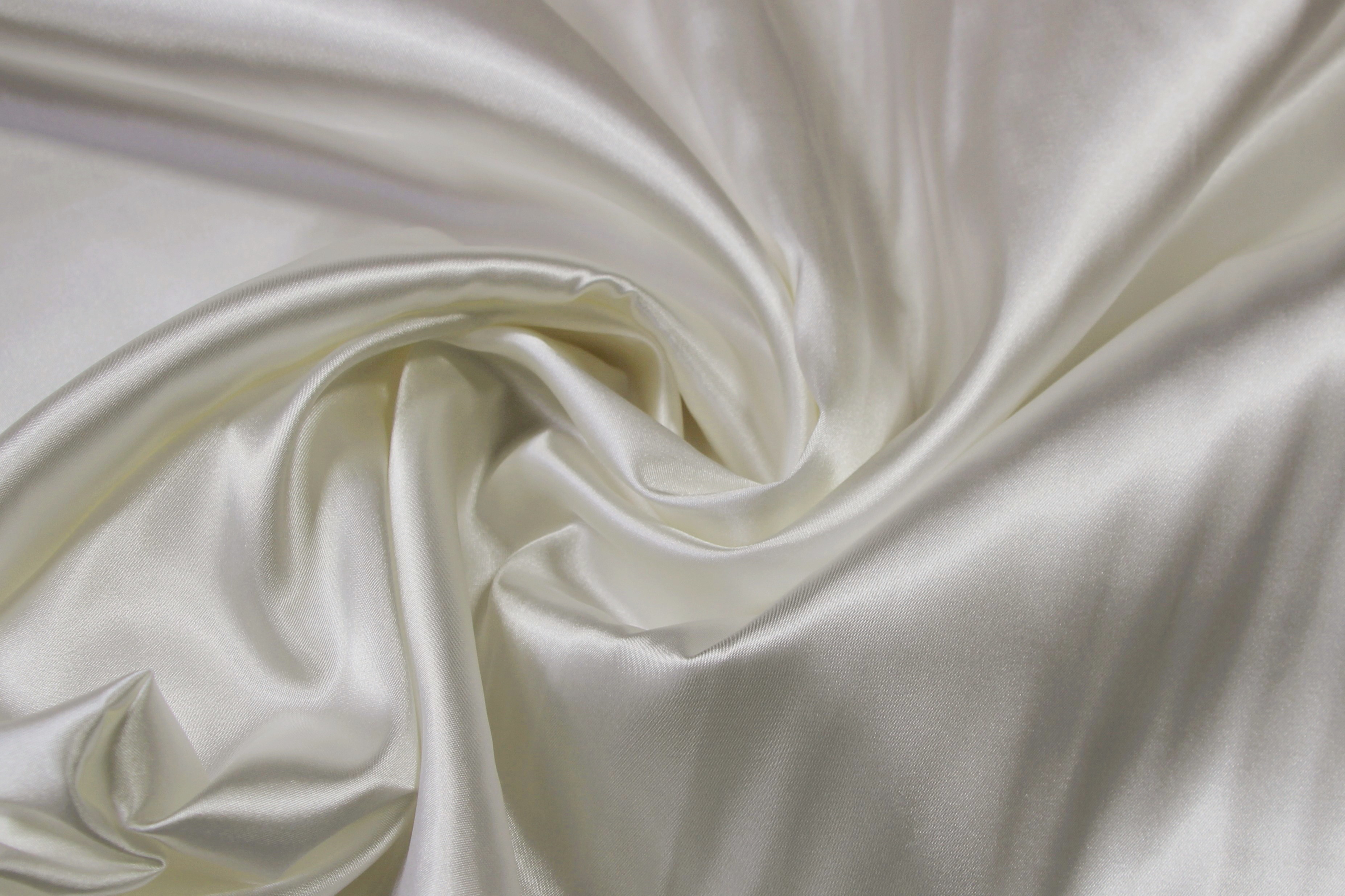 Warm Ivory Satin Lining - Backstreet Bargains