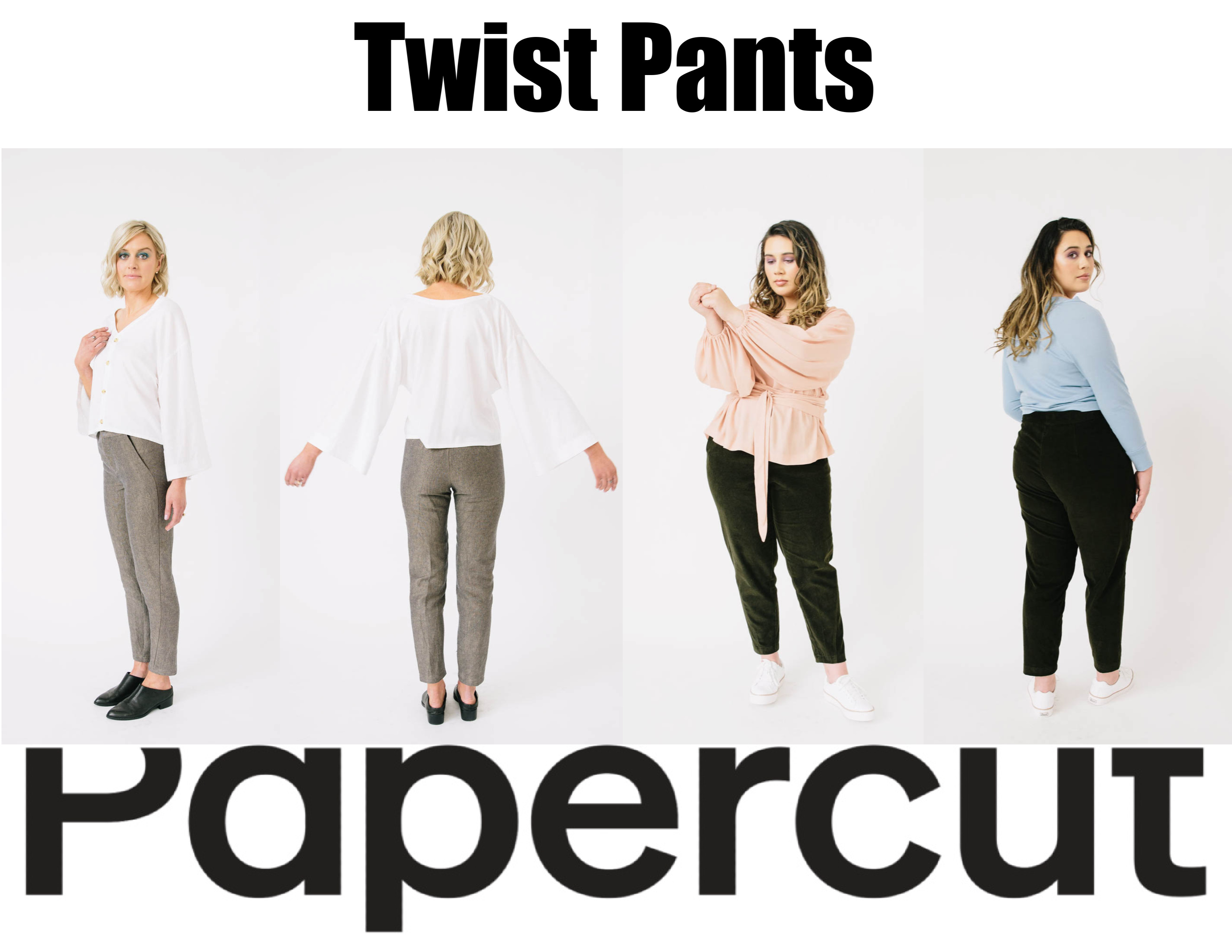 REDUCED! Twist Pants - Papercut Pattern - Backstreet Bargains