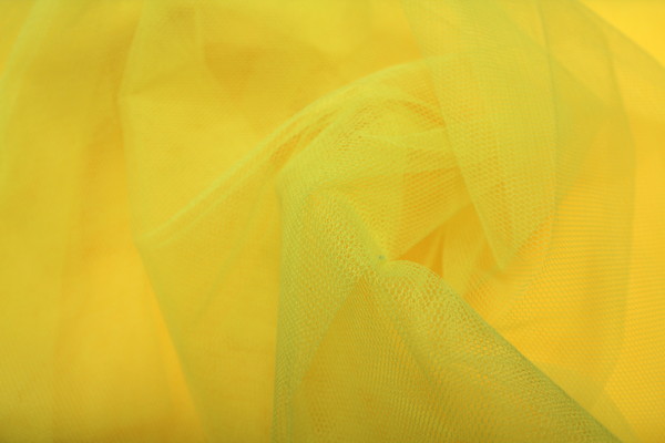 Fluoro Yellow Nylon Netting - Backstreet Bargains